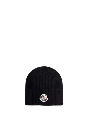 Moncler Logo Cap - Black