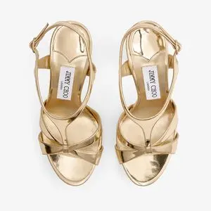 JIMMY CHOO Kesia 120 Platform Sandals - Silver