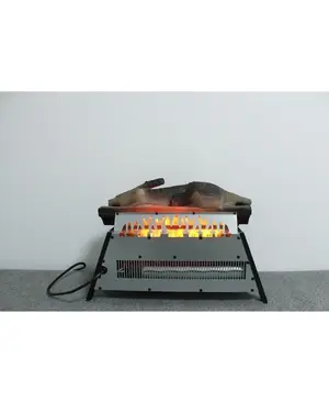 FLYNAMA 23 Inch Electric Fireplace 3d Log Set Insert