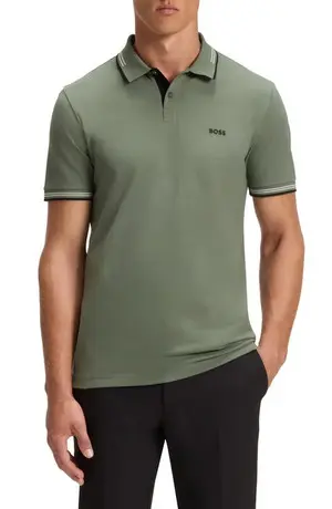 Boss Spread Collar Polos For Men