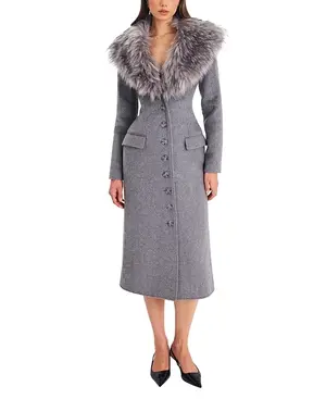 Miss Circle Collared Outerwear For Women
