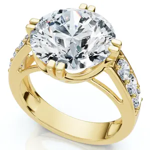 BLISS DIAMOND 1/2ct Bauer Diamond Engagement Ring - 14k Yellow Gold