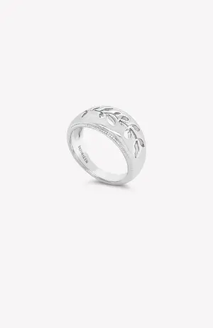 RIZEN JEWELRY Olive Branch Ring - Sterling Silver
