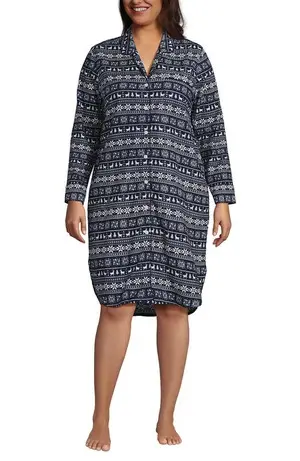 Flannel Nightgowns Plus Size