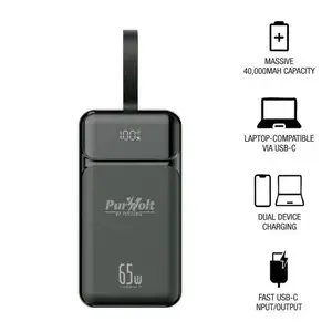 PURSONIC Power & Protection Bundle 40,000mah Power Bank