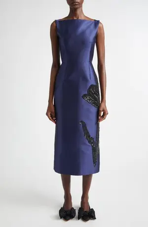 Erdem Boatneck Cocktail Dresses