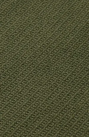 Scotch & Soda Structured Knit Cotton Polo - Olive Night