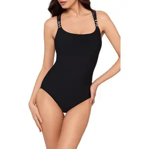 MAGICSUIT® Rene Beaded Strappy Underwire One-piece Swimsuit - Black