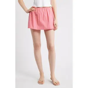 Solid & Striped Elasticated Skirts