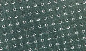 Brioni Micromedallion Silk Neck Tie - Anthracite/white