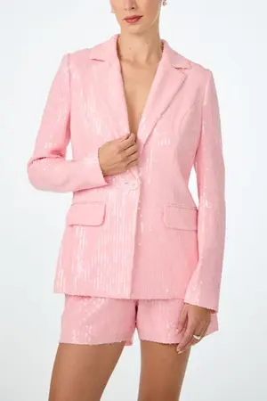 Trina Turk Sequin Blazer