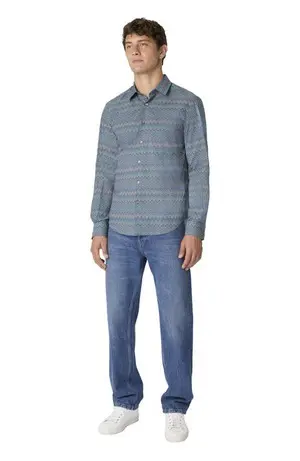 Missoni Poplin Cotton Shirt With Zigzag Pattern