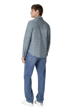 Missoni Poplin Cotton Shirt With Zigzag Pattern