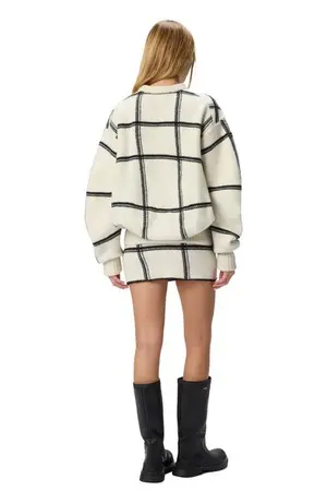 Missoni Jacquard Checkered Knit Mini Skirt