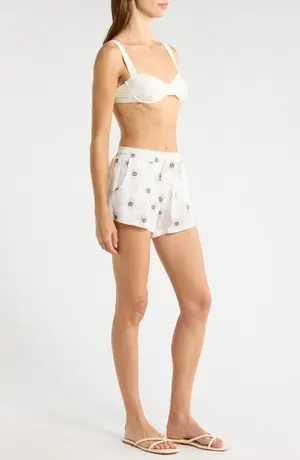 Elan Printed Cover-up Shorts