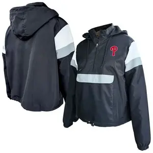 Profile Philadelphia Phillies Anorak Hoodie Quarter-zip Pullover