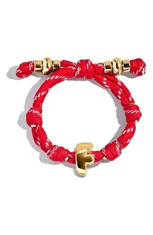 Baublebar Knotty Initial Bracelet - Red F