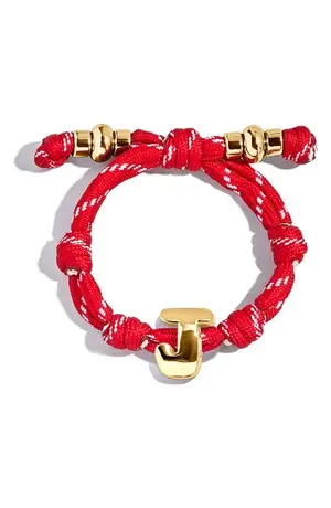 Baublebar Knotty Initial Bracelet Red J