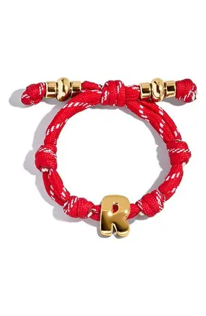 Baublebar Knotty Initial Bracelet - Red R
