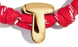 Baublebar Knotty Initial Bracelet - Red T