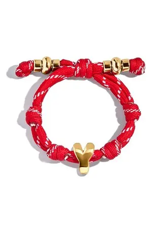Baublebar Knotty Initial Bracelet Red Y
