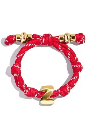 Baublebar Knotty Initial Bracelet Red Z