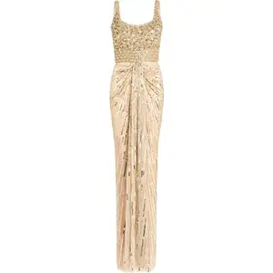 Jenny Packham Elixir Sequin-embellished Maxi Dress - Illusion
