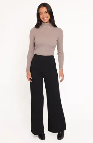 PETAL & PUP Jade High Waist Wide Leg Pants