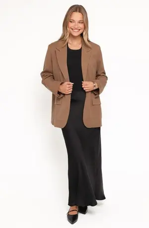 PETAL & PUP Oversized Tie-back Blazer