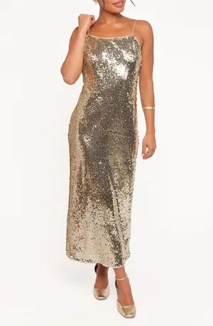 Petal & Pup Sequined Evening Dresses