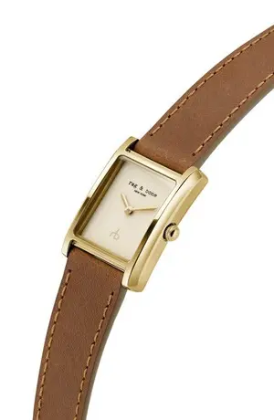 Rag & Bone Brynn Leather Strap Watch