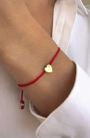 ZOE LEV Heart Fortune Bracelet
