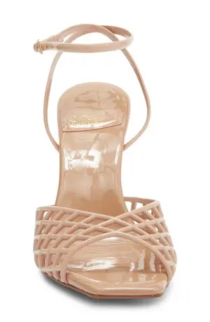 Jeffrey Campbell Lattix Ankle Strap Jelly Sandal - Natural