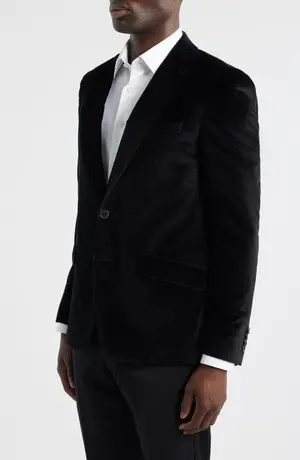 EMANUEL BERG Textured Stretch Cotton Sport Coat