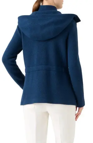 Akris Cashmere Jacket With Removable Hood