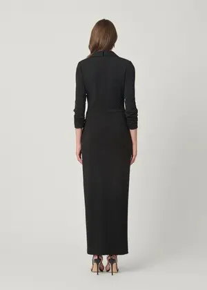 Shoshanna Asher Crystal Crepe Dress