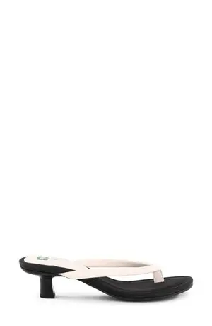 Bc Footwear Riptide Kitten Heel Sandal - White