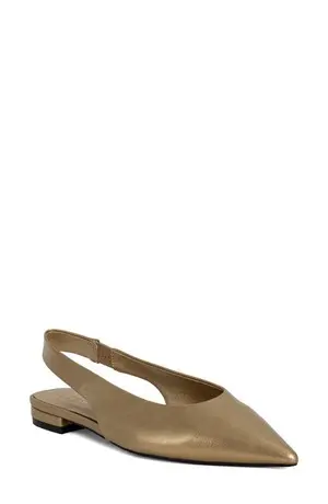 SHU SHOP Amelia Slingback Flat - Gold