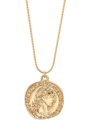 SET & STONES Lucia Pendant Necklace - Gold