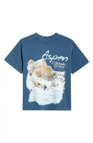 ID SUPPLY CO Npl Ski Areas Graphic T-shirt