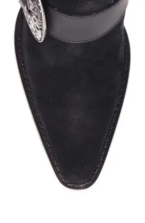 DINGO Over-the-knee Western Boot - Black
