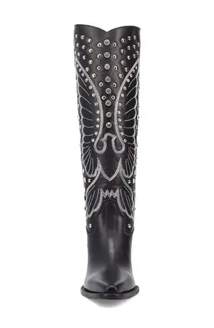 DINGO Diamonds Forever Knee High Western Boot - Black