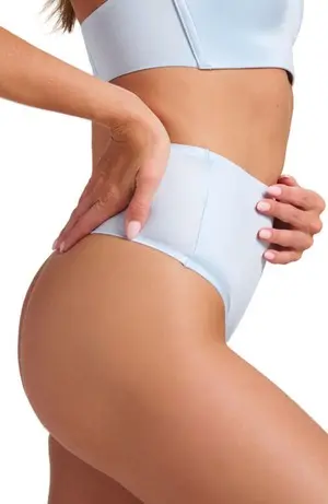SIELLA Smooth Satin Thong - Something Blue