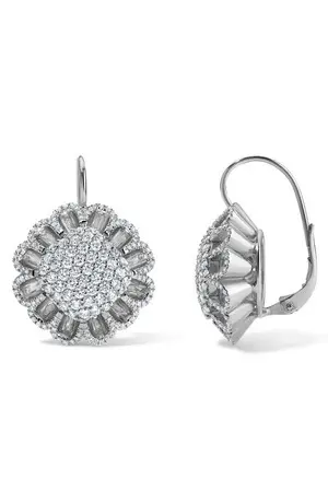 MINDI MOND 18k Gold Diamond Drop Earrings - 18k White Gold