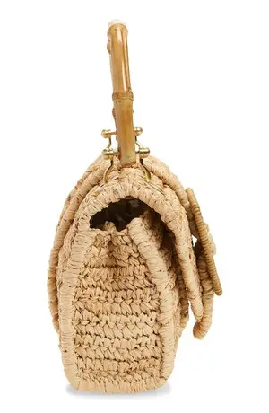 Pamela Munson The Avis Mini Raffia Shoulder Bag