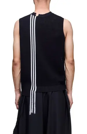 Y3 Gfx 3-stripes Deconstructed Sweater Vest