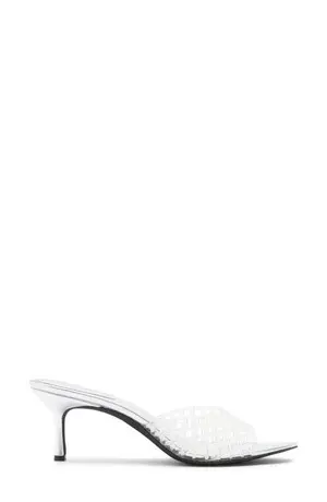 Jeffrey Campbell Slide Sandal - Clr Slvr