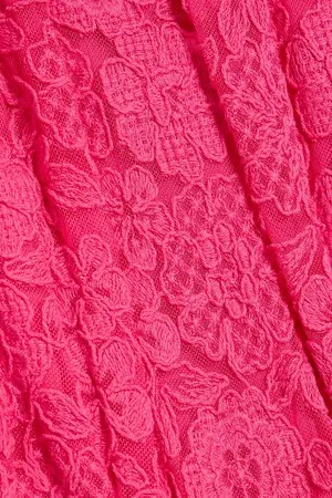 Alice + Olivia Myrtice Guipure Lace Maxi Dress