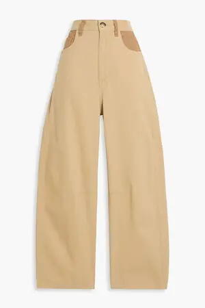 Rag & Bone Charlie Cropped Cotton-twill Pants