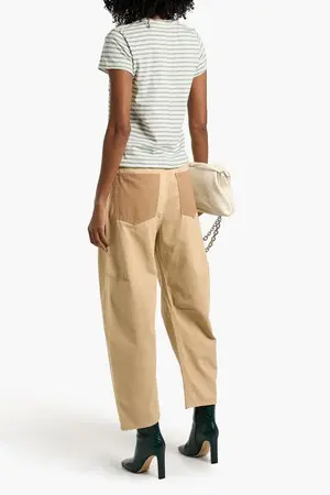 Rag & Bone Charlie Cropped Cotton-twill Pants